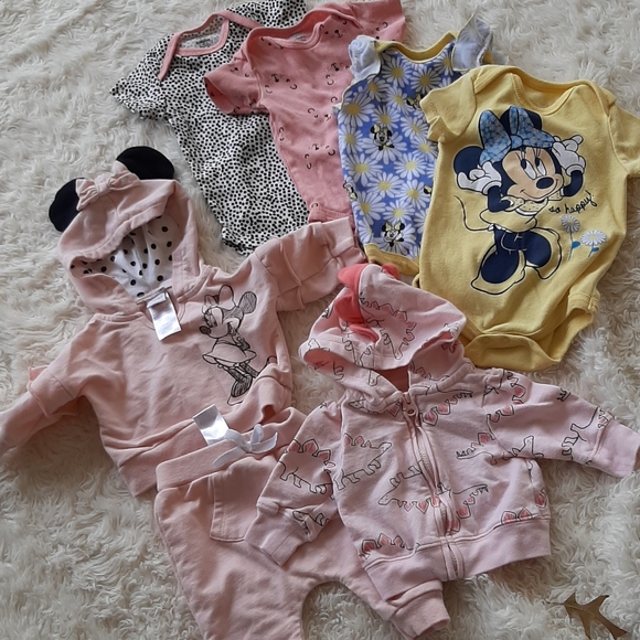 disney and gerber | Matching Sets | 3 Month Baby Girl Mickey Mouse ...